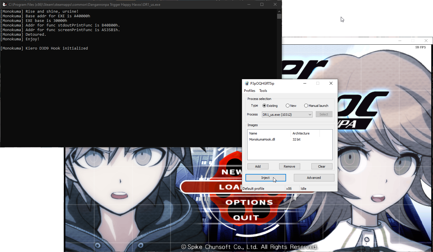 GitHub - breadbyte/monokuma-hook: A debug menu hook for DR1.